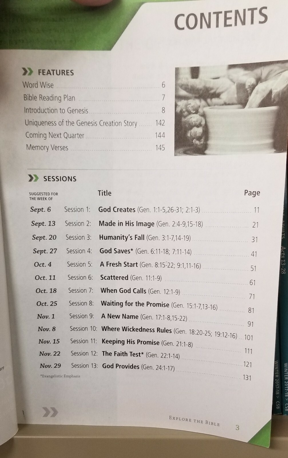 Explore the Bible Personal Study Guide Lifeway Large Print O/N T'ments ...