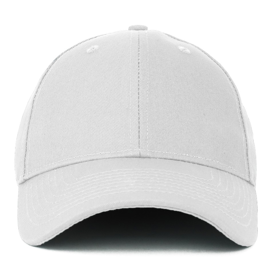 Made In USA Structured Firm Crown 100% Cotton Chino Twill Baseball Cap ...