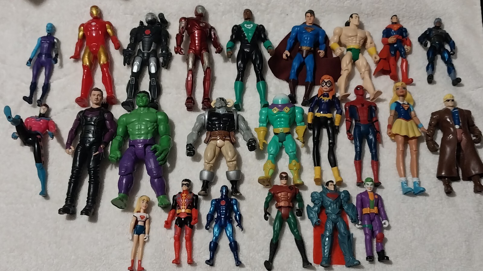 Action Figure Toys Mixed Lot Of 24 Figures Vintage & Modern | eBay