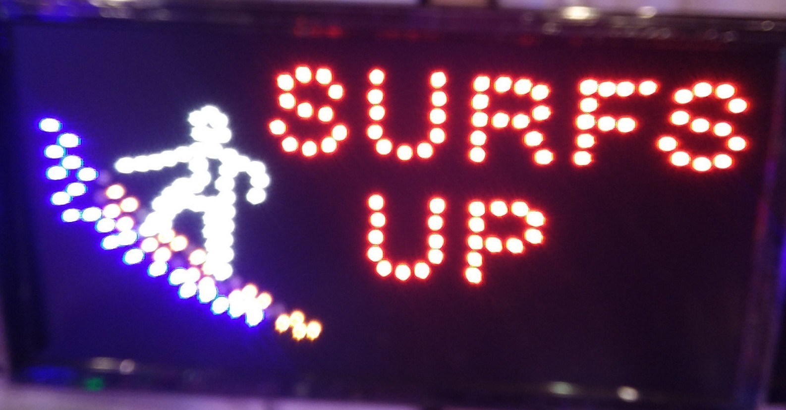 Surfs Up Neon Led Sign, Business sign, Window Sign, shop sign, store ...