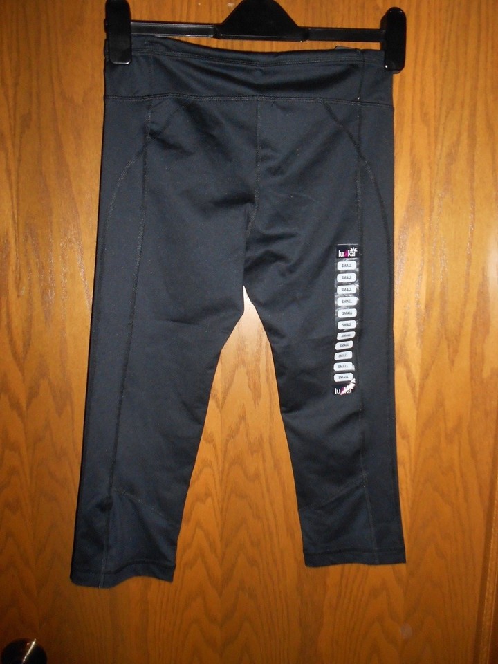 LUKKA WOMENS BLACK CAPRI LEGGING SIZE: S NWT 842137045895| eBay