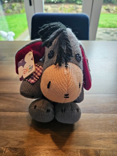 RARE NWT Vintage Disney Store Ragdoll 12" Eeyore from Winnie the Pooh ...