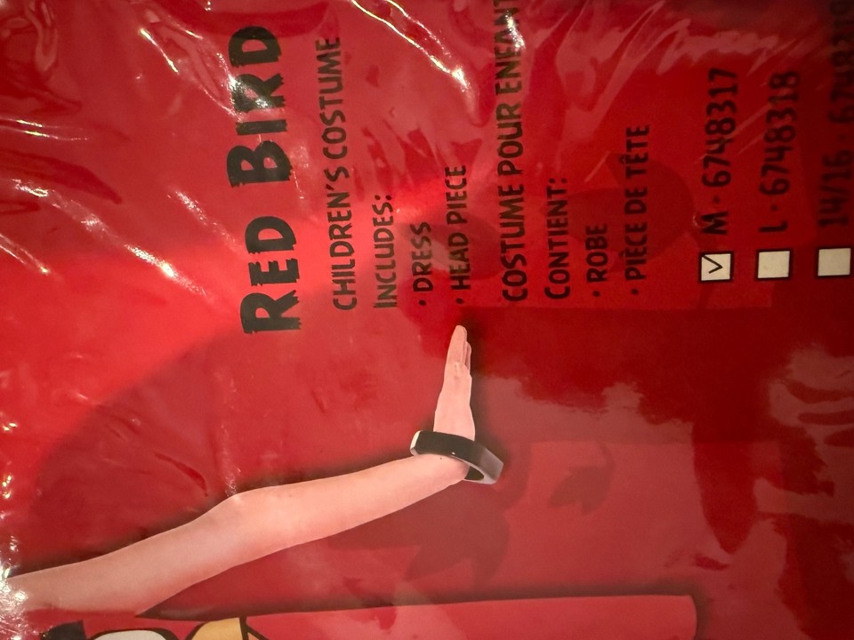 Angry Bird Red Bird Child/Tween Costume Medium 7-8 | eBay