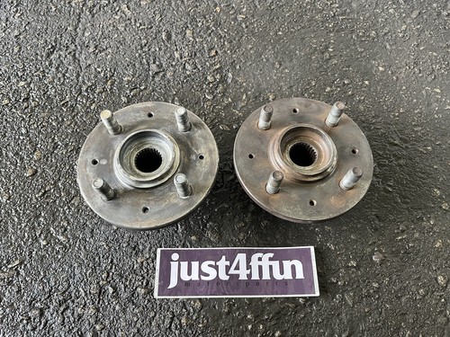 90-93 Acura Integra Front Wheel Hub Assembly Pair Oem Sk7 DA9 4x100 DB1 ...