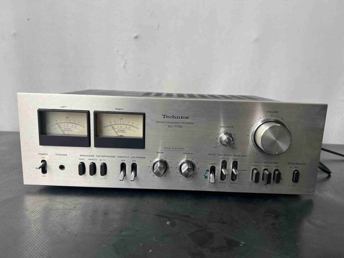 Technics Integrated Amplifier SU-7700 Silver Stereo Transistor Japan SU ...