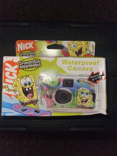 Vintage SPONGEBOB SQUAREPANTS Waterproof 35MM CAMERA New In Unopened ...