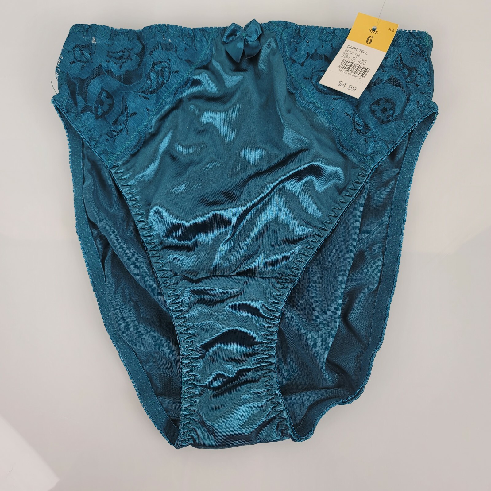 Vintage Teal Green Second Skin Liquid Satin Shiny Sis… - Gem