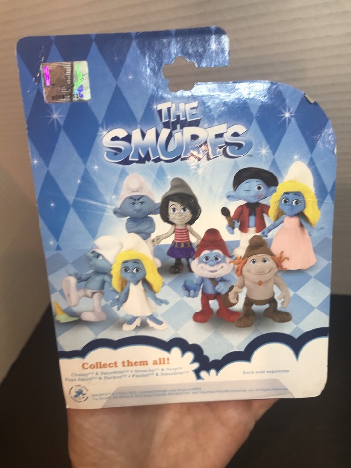 The Smurfs, The Movie 2013, Painter & Smurfette Figures , 2 pack, Jakks ...