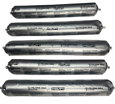 Lot of 5 New Hilti FS-One Max 2101532 Firestop Sealant 20 oz tube | eBay