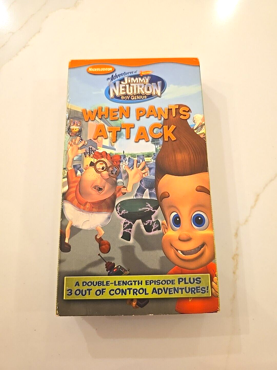 Jimmy Neutron Wanneer Broek Aanval Vhs NEW The Adventures Of Jimmy