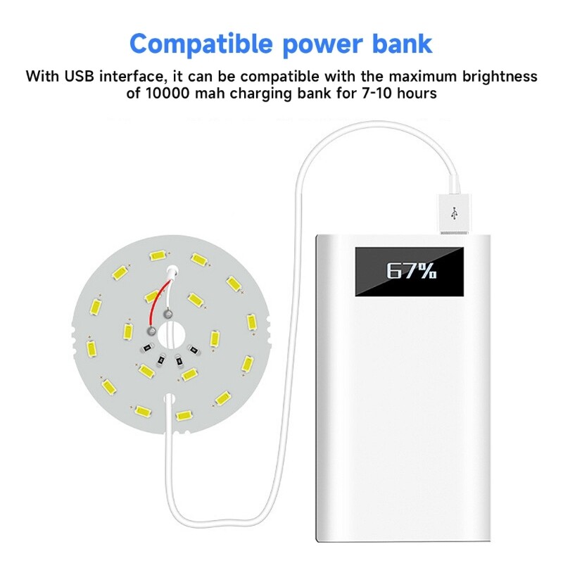 5V USB LED Panel Lights Energy Saving LED Light Board Night Market | eBay