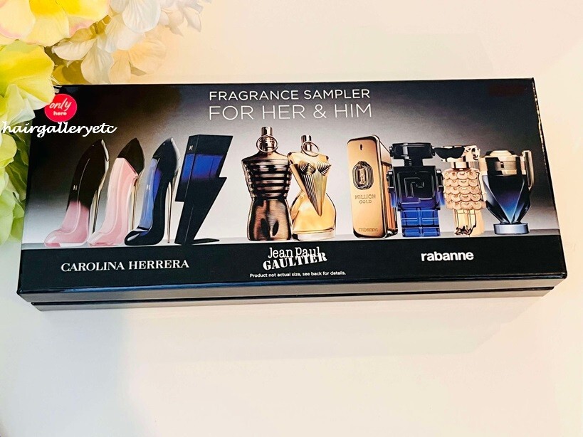 10 pc SET CAROLINA HERRERA GOOD GIRL JEAN PAUL GAULTIER PACO RABANNE ...