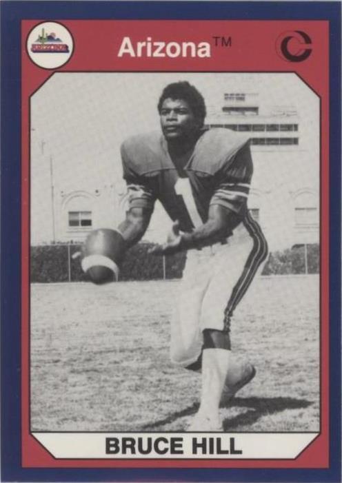 1990 Collegiate Collection University of Arizona Bruce Hill #52 for ...