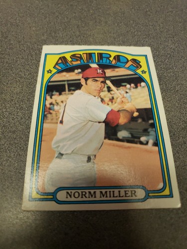 1972 Topps #466 Norm Miller Houston Astros - ID037 | eBay