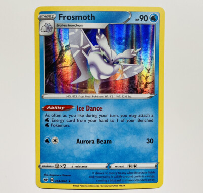 Frosmoth - 30/72 - Holo Rare Shining Fates - Pokemon Card NM/M+ PACK ...