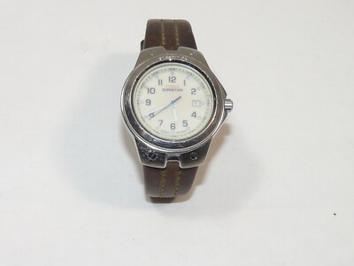 Timex Expedition 905 T7 Mens Indiglo WR100M Watch Metal Case Brown ...