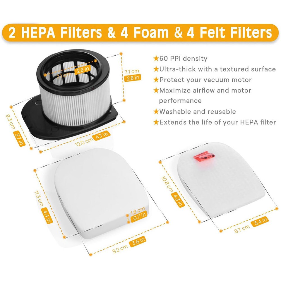 Filters for SHARK Stratos IZ400 IZ420 IZ400UK IZ400UKT IZ420UK Anti ...
