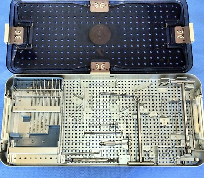 Double Tier ZIMMER Small Fragment Instrument Set Orthopedic Surgical ...