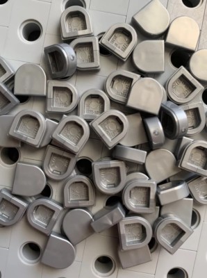 Lego Silver 1x1 1/2 Circle Flat Tiles Smooth Finish Building Roof Floor ...