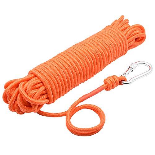 Magnet Fishing Rope with Hooks- All Purpose Nylon High 6mm Diameter ...
