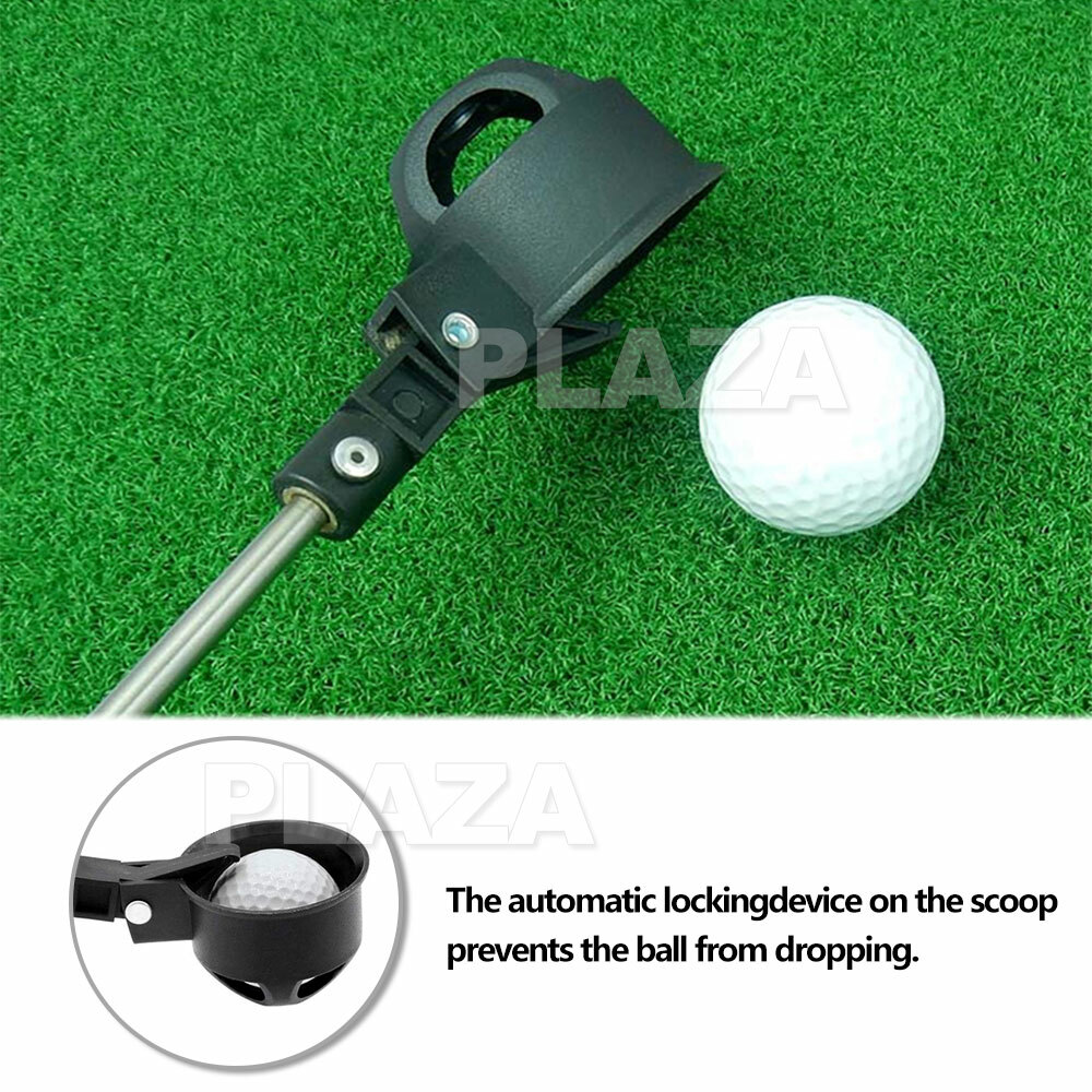 2M Golf Ball Scoop Pick Up Retriever Stainless Steel Tool Saver Shaft ...