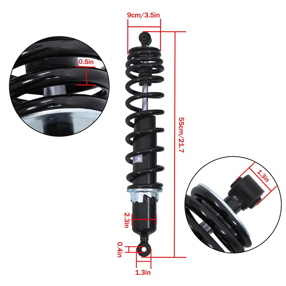 2PCS Rear Shocks For Can Am Commander 1000 2011-2016 706000615 Left ...