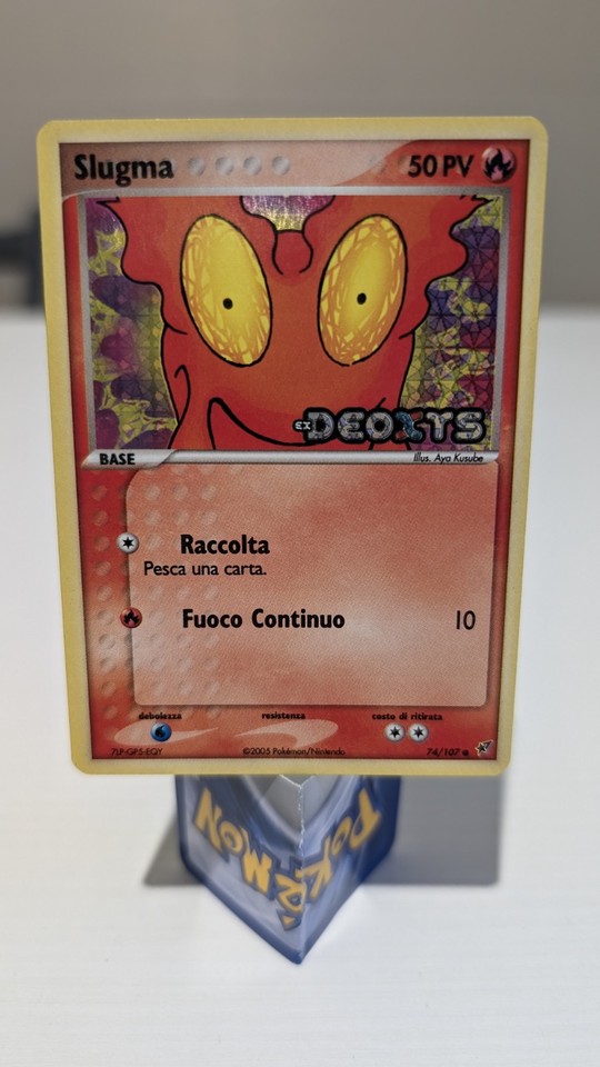 Carta Pokemon Slugma 74/107 Stamped Ex Deoxys Excellent Ita | eBay