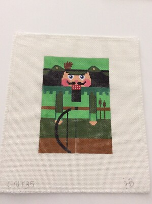 JB Designs CNT35 Robin Hood Archery Nutcracker 18 Ct. Handpainted Ndlpt ...