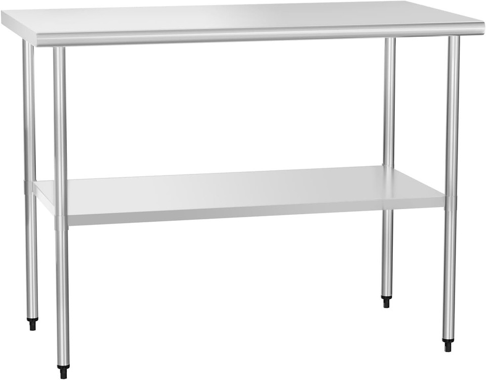 Stainless Steel Kitchen Work Table Commercial Kitchen Restaurant table ...