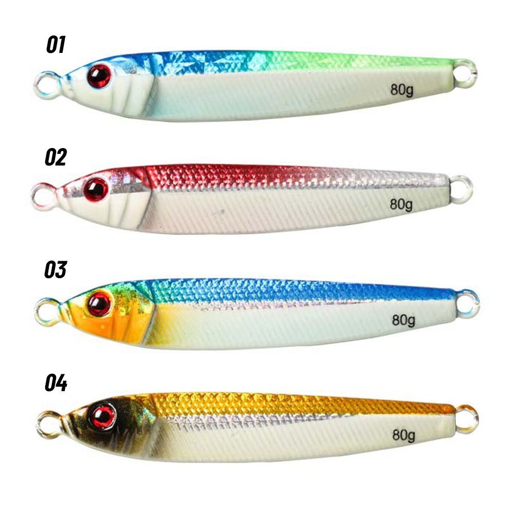 105mm Colorful Jig Bait Metal Fishing Lure no hook Lead Casting ...