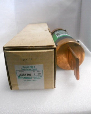 New Littelfuse LLSRK 600 Amp Fuse Class RK1 LPS-RK-600SP 600 Volts NIB ...