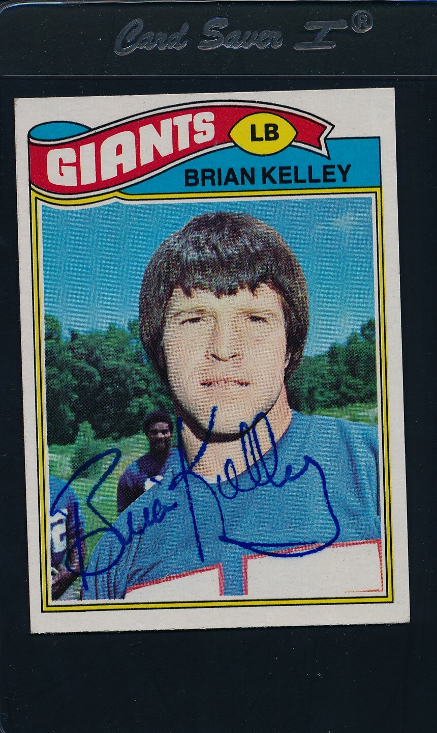 1977 Topps #414 Brian Kelley Giants Signed Auto *31598 | eBay