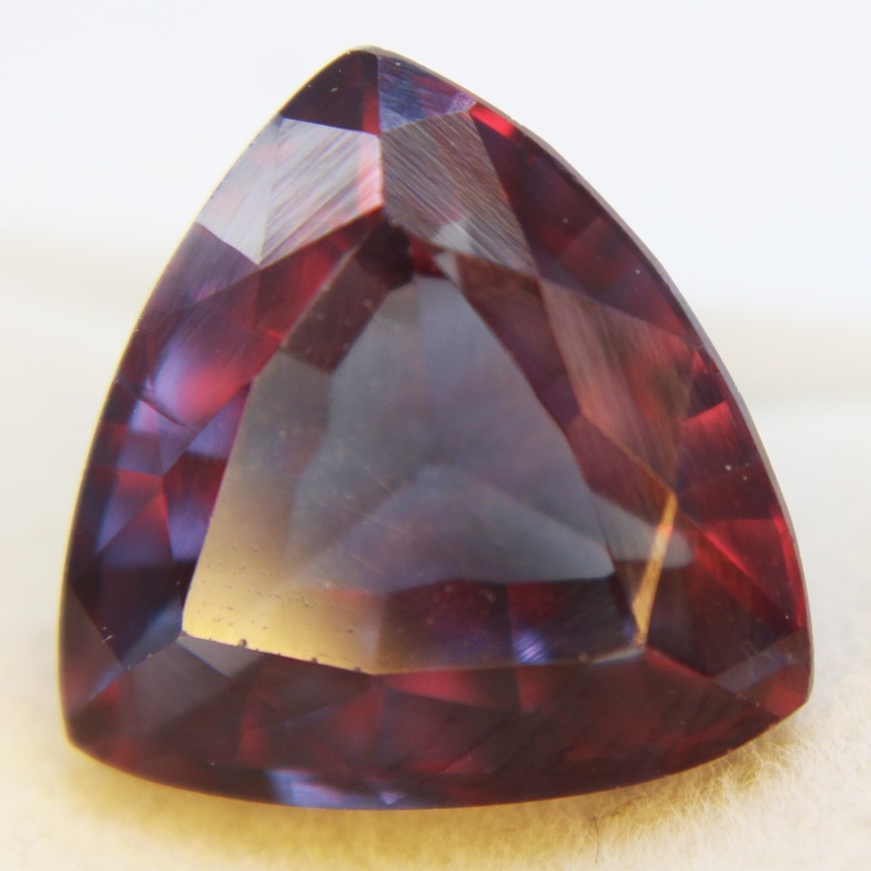 8+ Ct Certified Natural Alexandrite Trillion Cut Color Change Loose ...