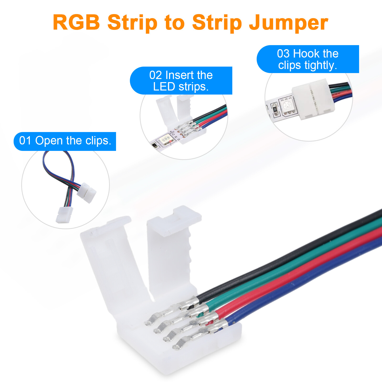 4 Pin Connector Kit for 5050 for DIY J3P3 | eBay Australia