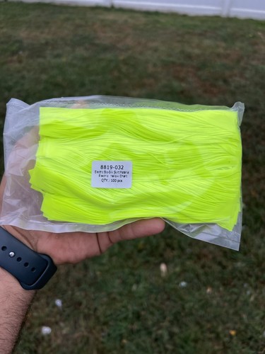 Silicone Skirt Tabs Electric Yellow Chartreuse | eBay