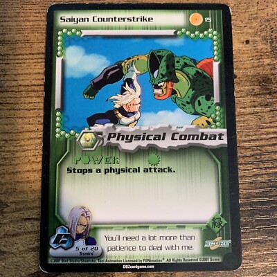 DBZ CCG Score Saiyan Counterstrike Cell Saga | eBay