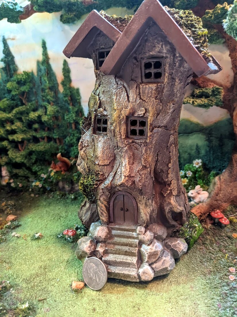 Miniature Fairy Garden Tree House