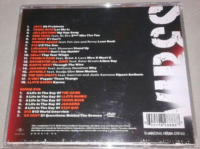 ILL VIBES-CD+DVD-Jay-Z,50 Cent,D12,Young Buck,Obie Trice,Ludacris,Nelly ...