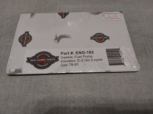 Red Hawk Parts Fuel Pump Insulator Gasket ENG-162 E-Z-Go 2-cycle Gas 78 ...