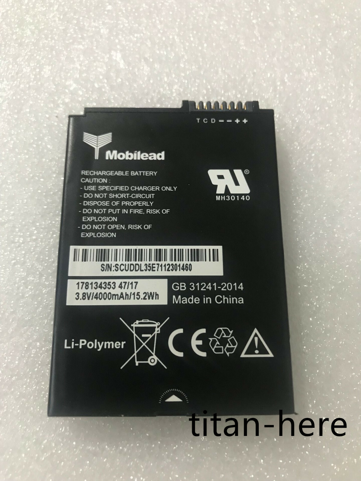 4000mAH 15.2WH New Original SCUDDL35E7112301460 Battery Batteria GB ...