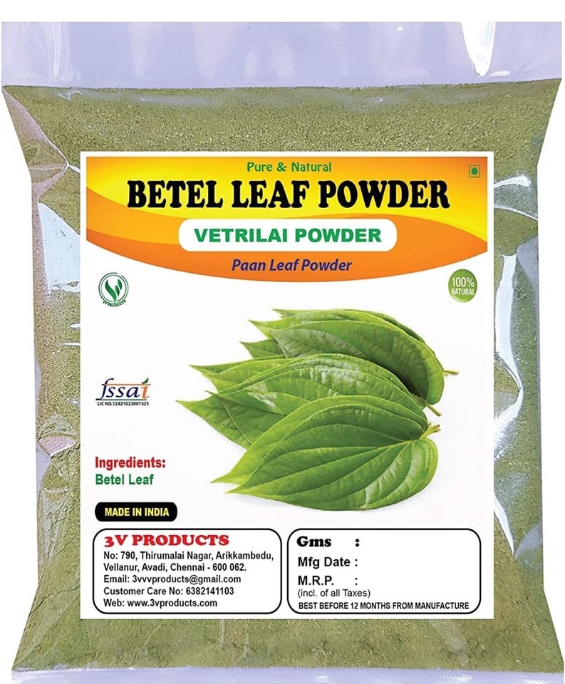 Verem Betel Leaf Powder 200g | Betel Leaf Powder | Vetrilai | eBay