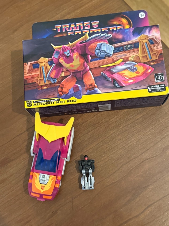 Transformers Hot Rod Walmart w/ Targetmaster 86 Retro Reissue | eBay