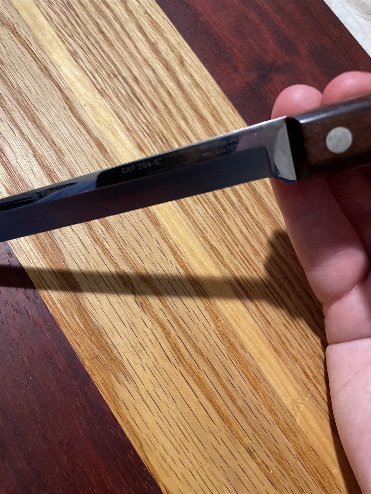 Vtg Case XX Stainless Boning Fillet Kitchen Knife CAP 204-6” Wood ...