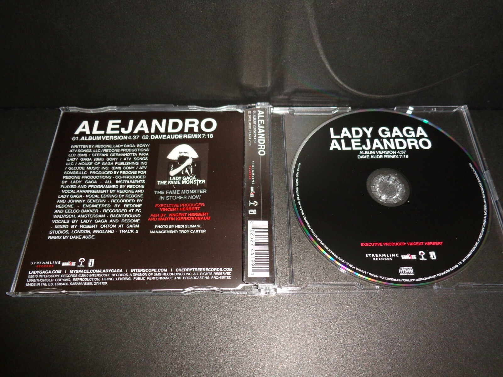 ALEJANDRO by LADY GAGA-Rare Collectible CD Single with Dave Aude Remix ...
