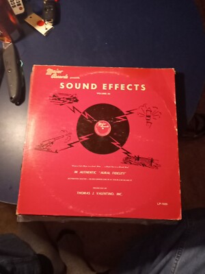 Vinyl LP Major Records Presents Sound Effects " Produces By Thomas J ...
