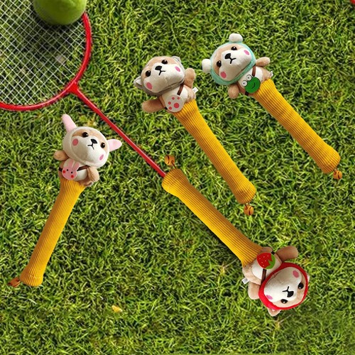 Badminton Racket Handle Cover Knitted with Drawstring Racket Grip ...