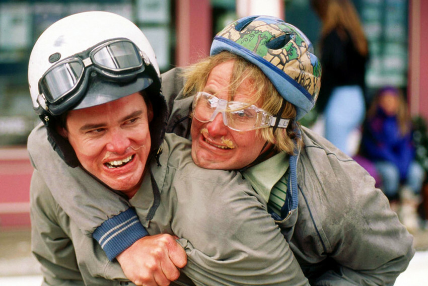 Dumb And Dumber Frozen On Bike