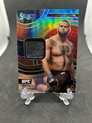 2021 Panini Select UFC THIAGO SANTOS TIE-DYE FIGHTER WORN RELIC #19/25 ...