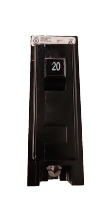 EATON QBHW1020 20 AMP 1 Pole 120V 1P 22KAIC New Pull Out In Tripped ...