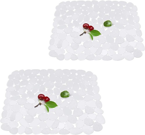 Top-spring Kitchen Sink Protector Mat Pebble Drainer Mat 30 * 40cm ...